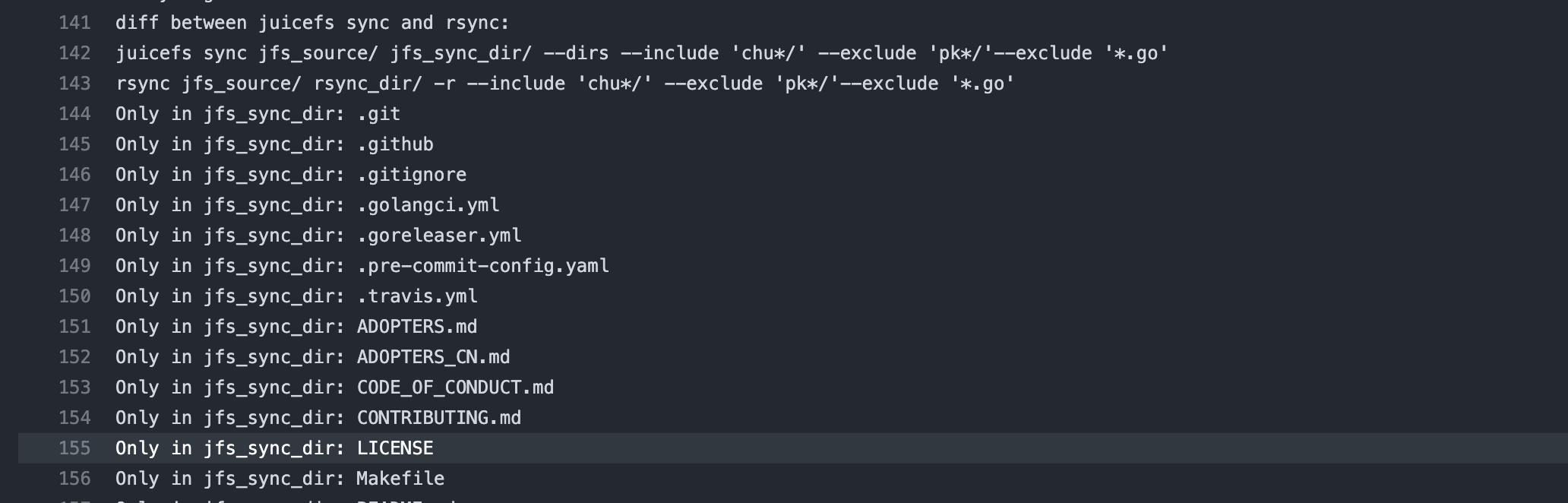 sync result not match with rsync for include/exclude · Issue #1884 · juicedata/juicefs · GitHub