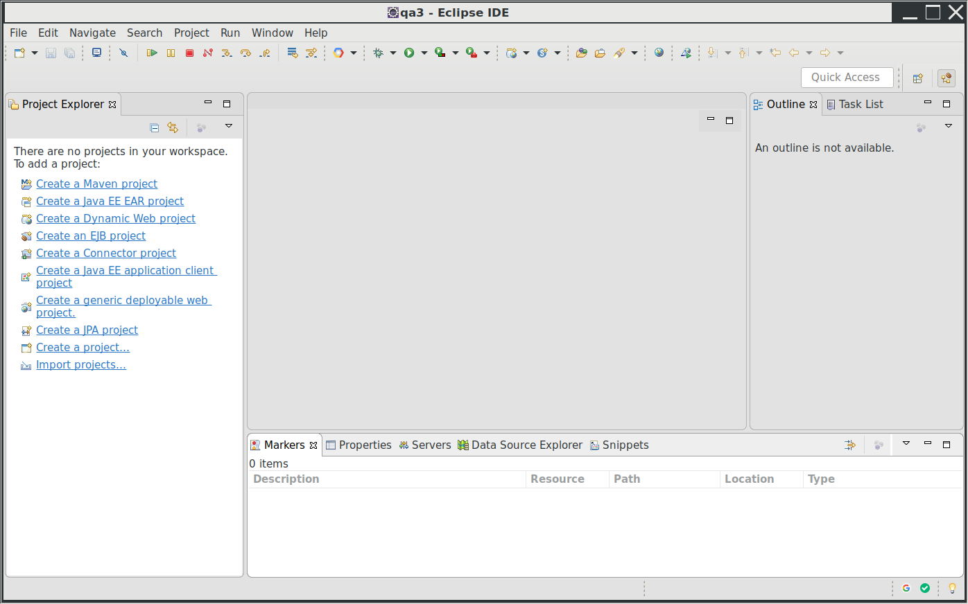 There are no projects in your workspace. Create an App Engine Project · Issue #3497 ...
