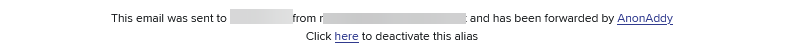 [Feature Request] Deactivate Alias from Email header without Login · anonaddy anonaddy ...
