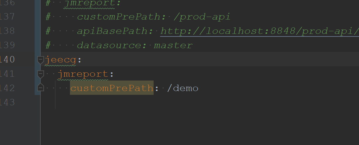 设置代理路径不生效 customPrePath 参数 · Issue #1438 · jeecgboot/jimureport · GitHub