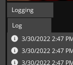 Material Editor: Log tab is misaligned compared to the Logging tab · Issue #8609 · o3de/o3de ...