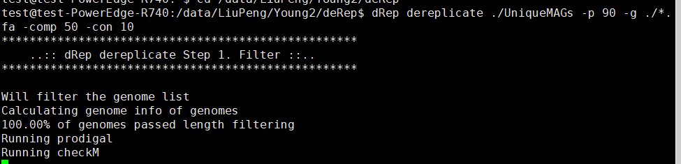 Pause at CheckM · Issue #132 · MrOlm/drep · GitHub