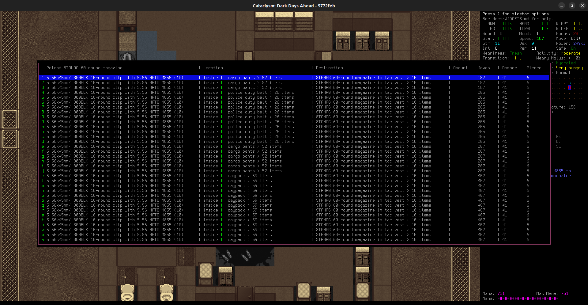 Cannot load "5.56x45mm/.300BLK 10-round clip" speedloader with bullets into non-empty magazine ...