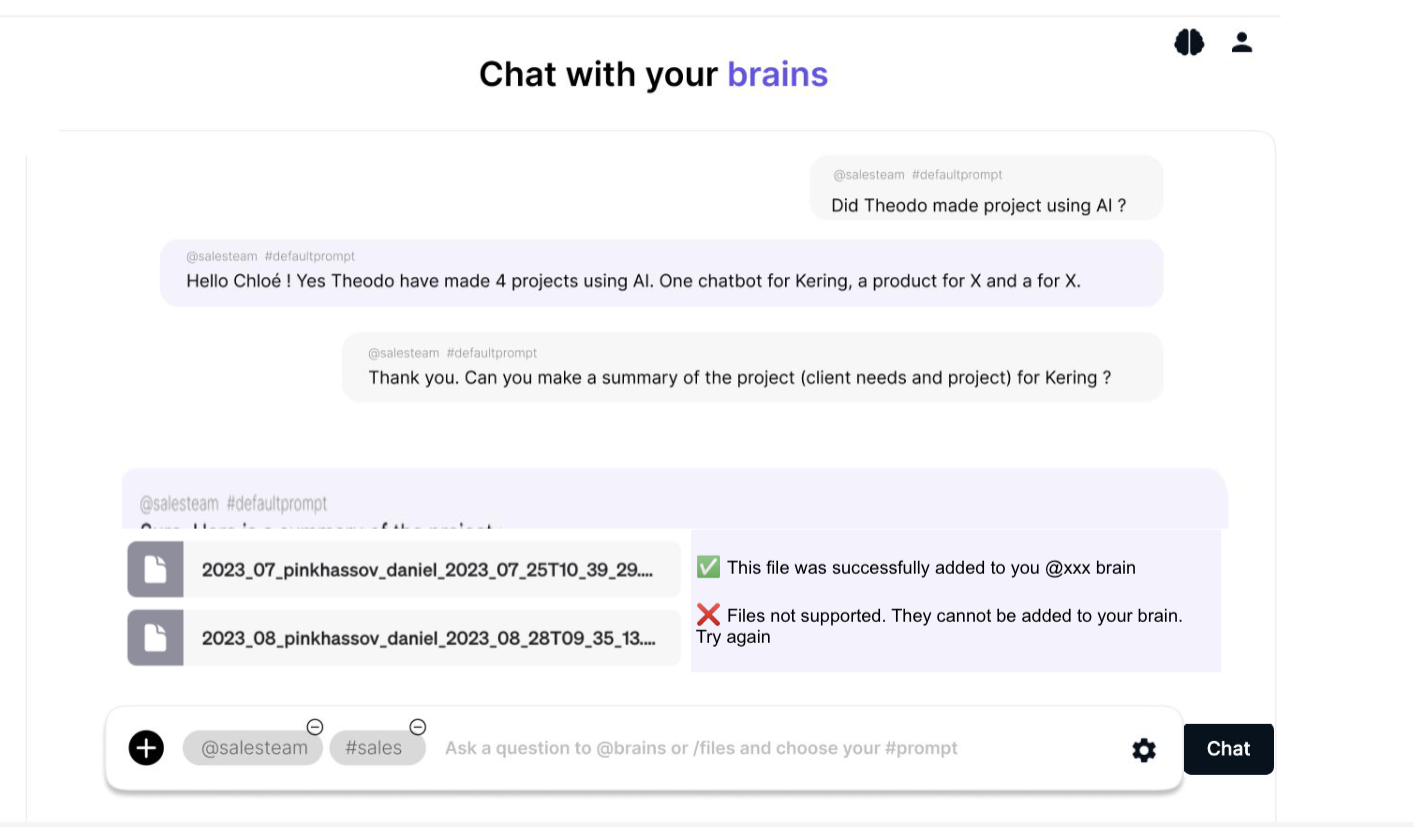 [UX Upload] 5a - AAUser, when my brain is done being fed, I can see the notification about the ...