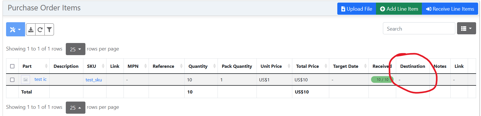 Purchase Order Items destination is not populated · Issue #4680 · inventree/InvenTree · GitHub