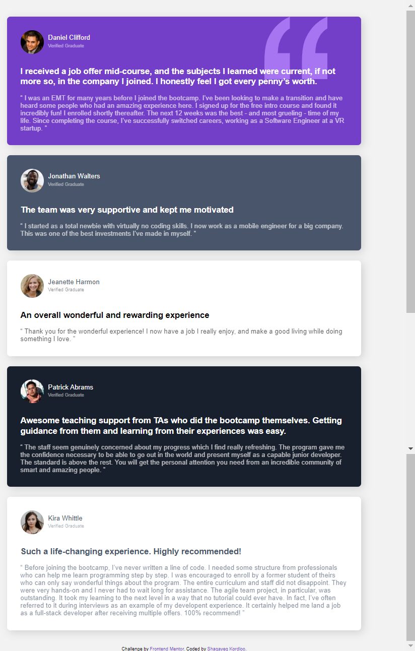 GitHub - Shaqayeq-Kordloo/Testimonials-grid-section GitHub - Shaqayeq-Kordloo/Testimonials-grid-section
