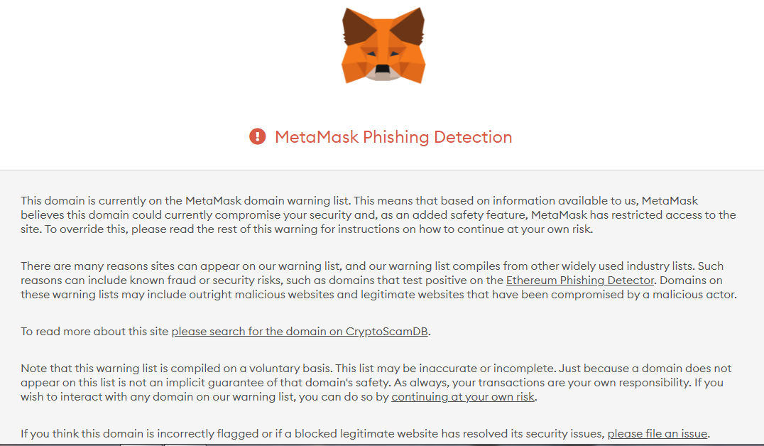 [Legitimate Site Blocked] www.metamart.art · Issue #6739 · MetaMask/eth-phishing-detect · GitHub