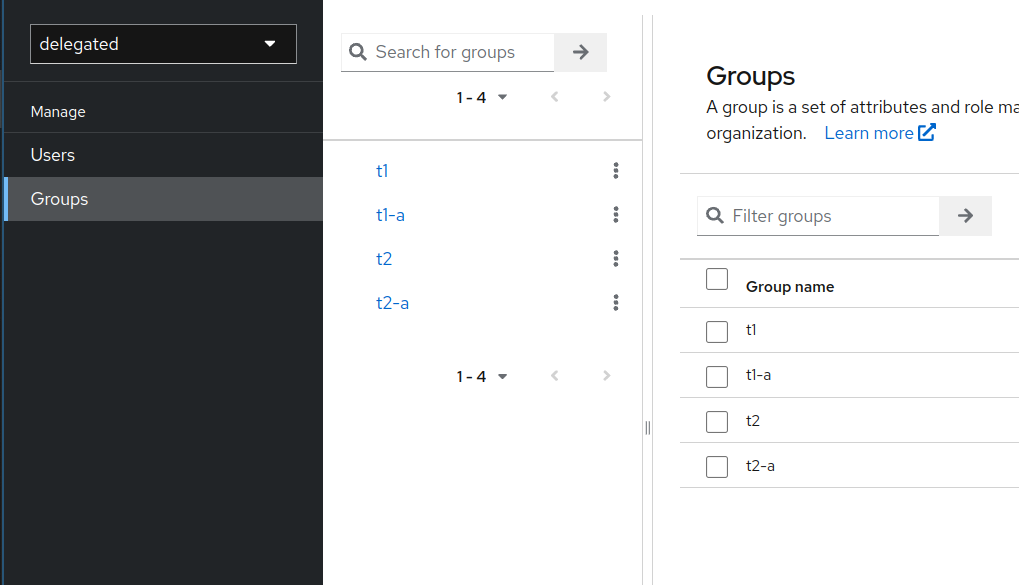 Delegated Administration w/ Fine-Grained-Authz: UI issues/inconsistencies · Issue #16160 ...
