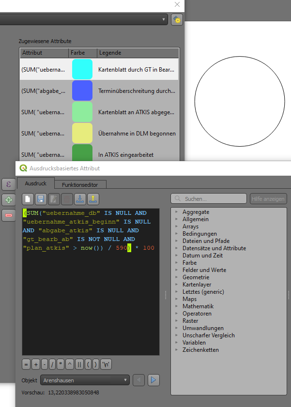 Pie Chart Does Not Work With Expression Values Qgis 324 · Issue