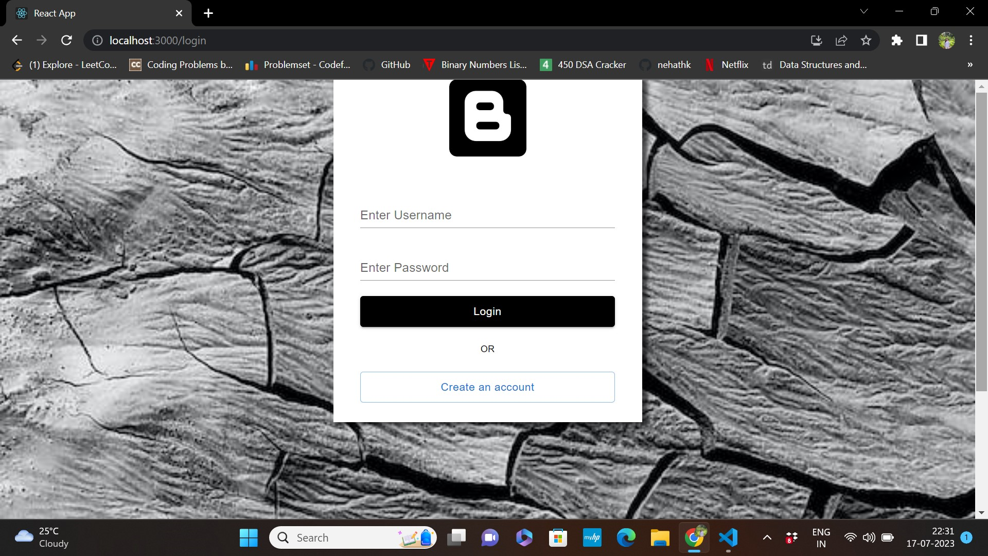 GitHub - nehathk/Blog_app: Full stack blog application in MERN stack