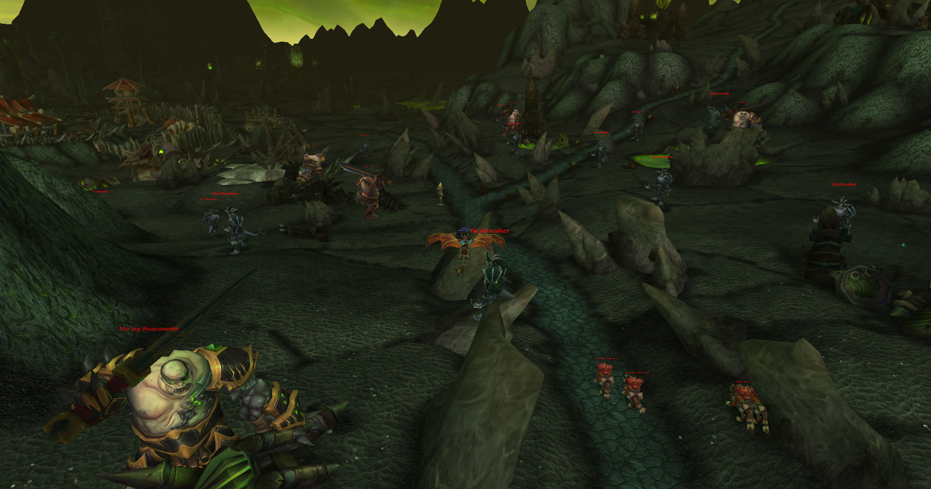 [Terokkar Forest] Bonechewer Ruins - Marauders and Messengers not patrolling from their spawn ...