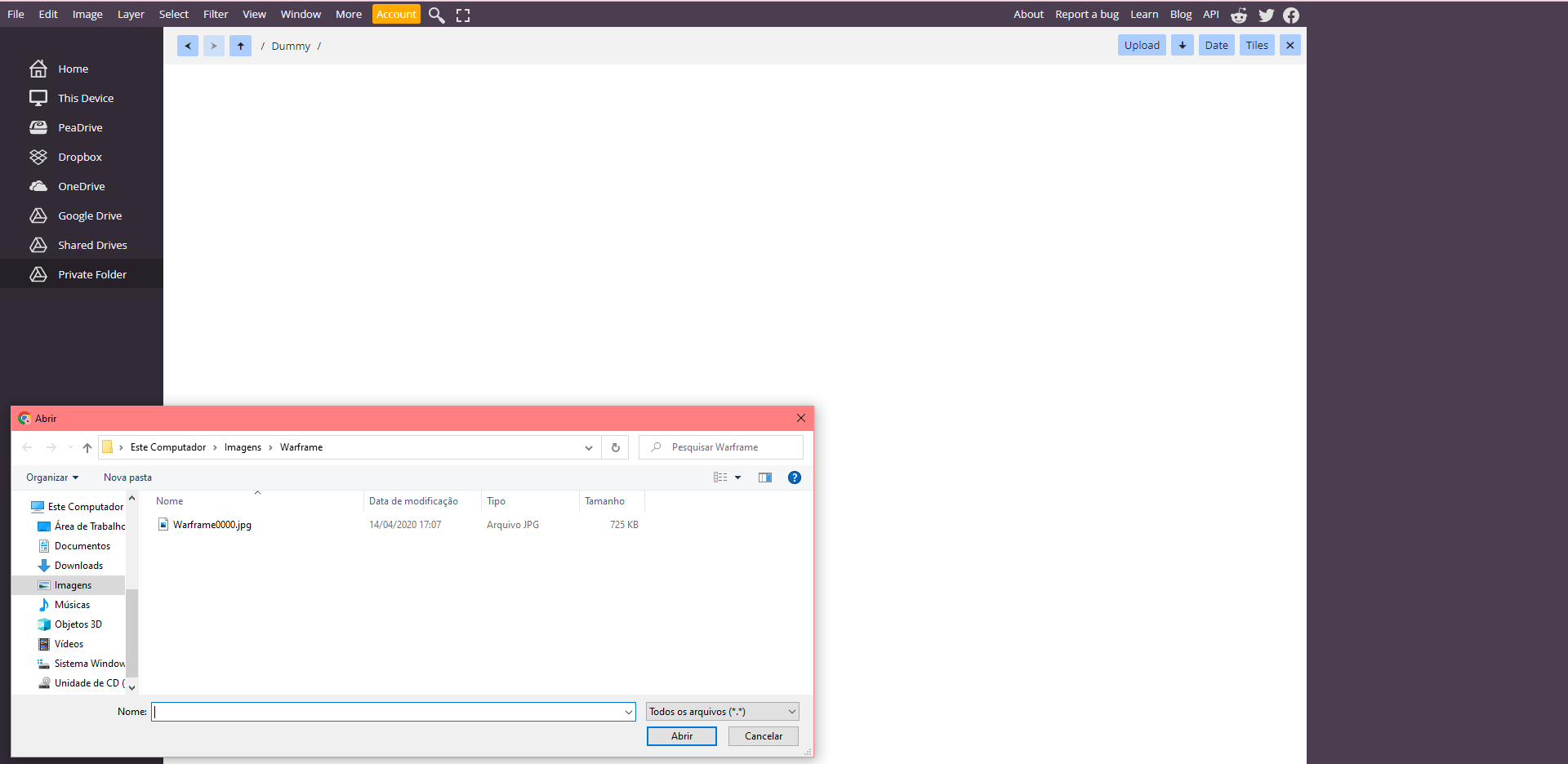 Incorrect File Path When Uploading Files To A Folder In A Private 