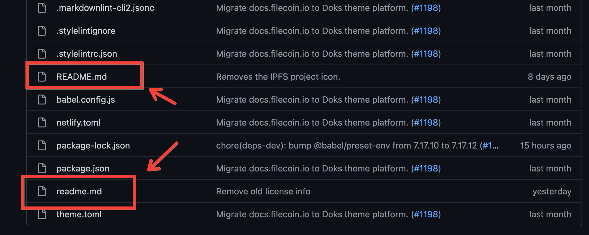 There Are Two Readmemd Files In The Root Repository Causing Git To Not 