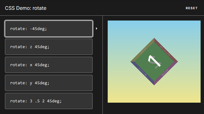 Add 3D translate, rotate, scale examples by NiedziolkaMichal · Pull Request #2275 · mdn ...