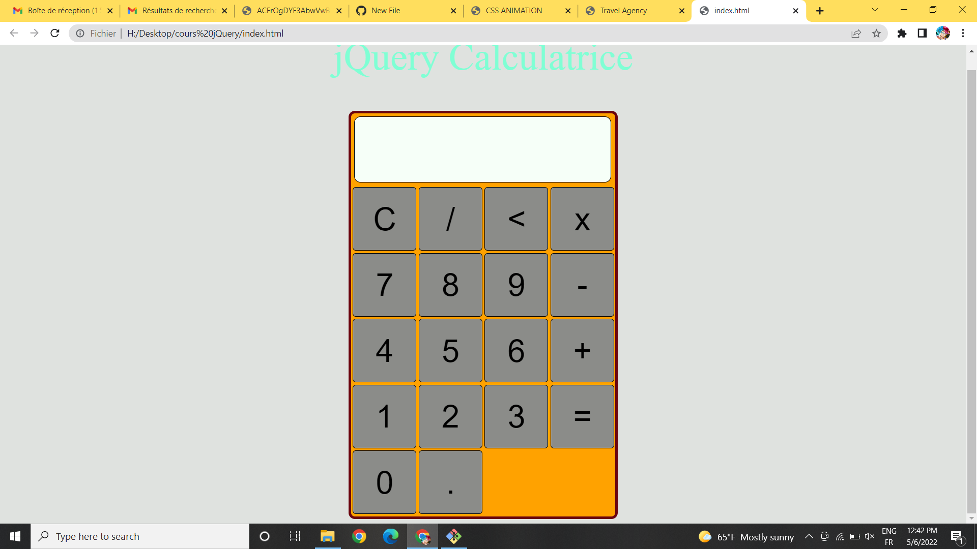 GitHub - essadany/Calculatrice_jQuery: This is a simple cacluator created with jQuery