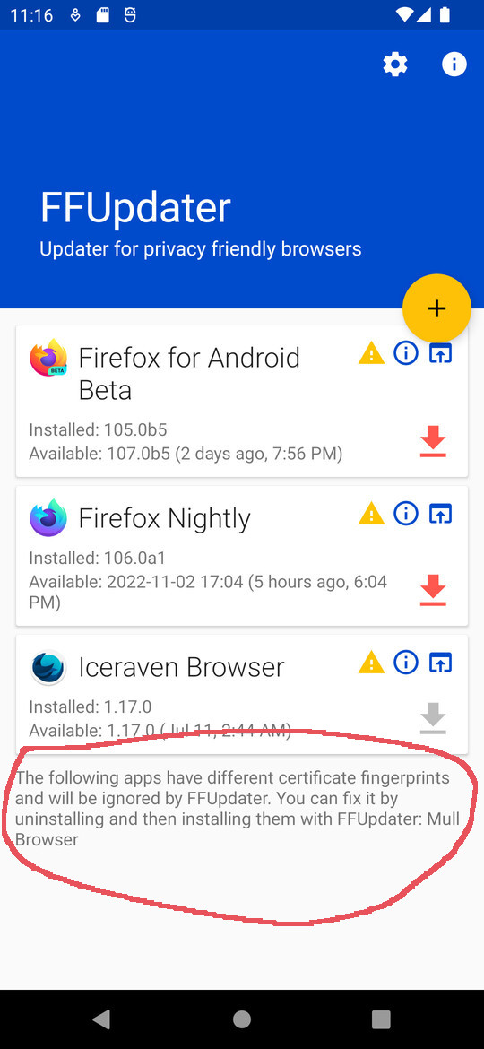 Issued while checking for update of Mulch · Issue #262 · Tobi823/ffupdater · GitHub