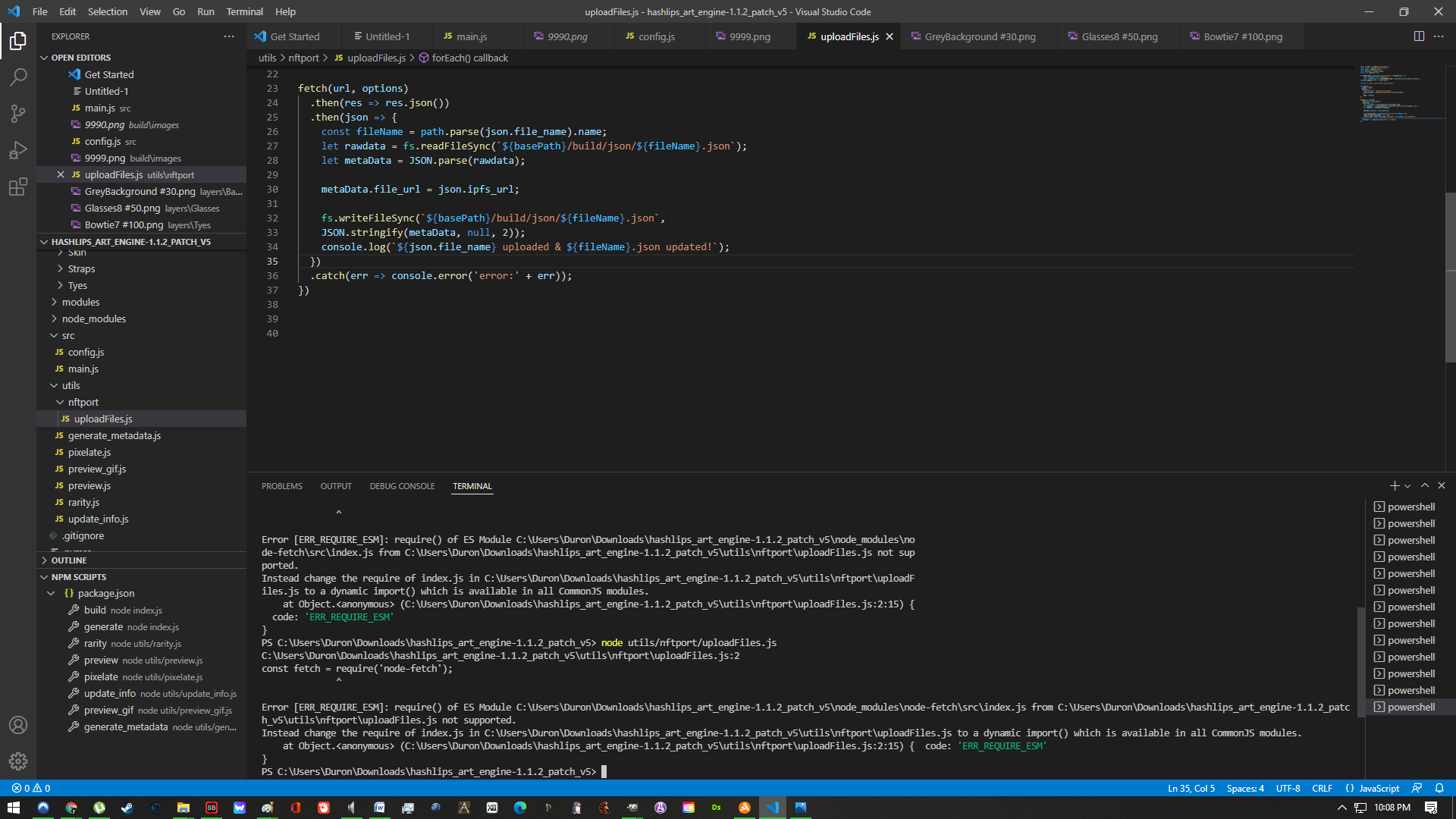 I am stuck at this Error Code code: 'ERR_REQUIRE_ESM' · Issue #851 ...