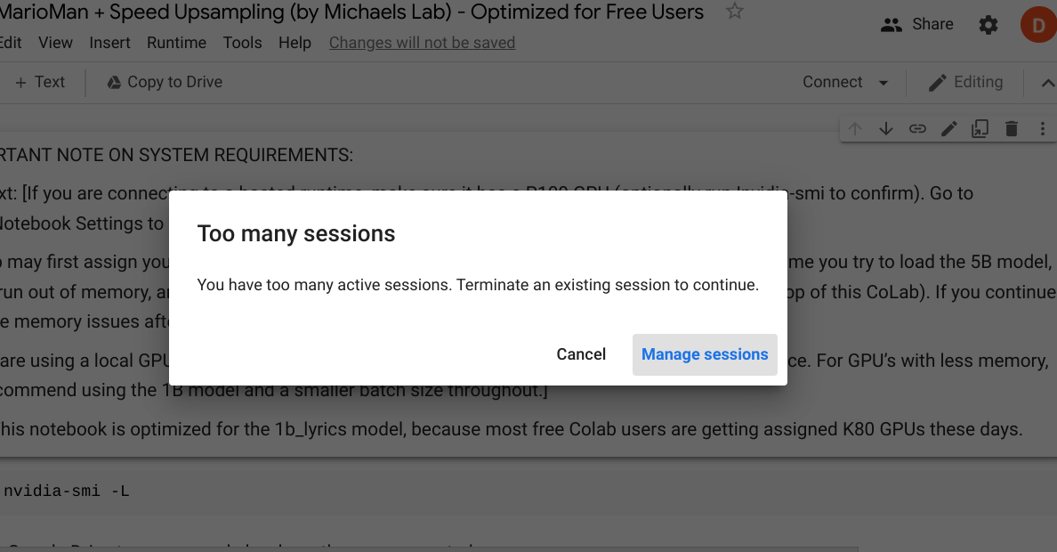 ''Too many sessions'' message when I don't even have an open session. · Issue #2643 ...