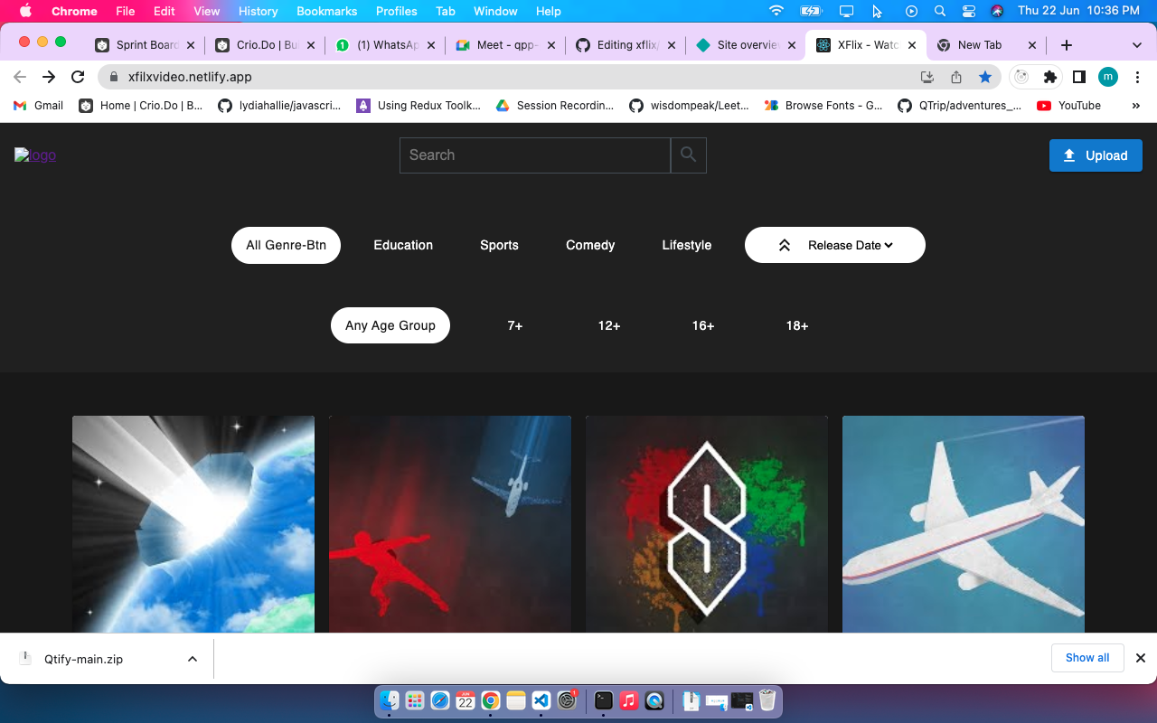GitHub - MayurCode2/xflix: XFlix Frontend Mar 2023 XFlix is a video sharing platform which hosts ...