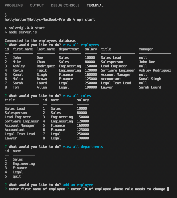 GitHub - hallerhc/Employee-Tracker