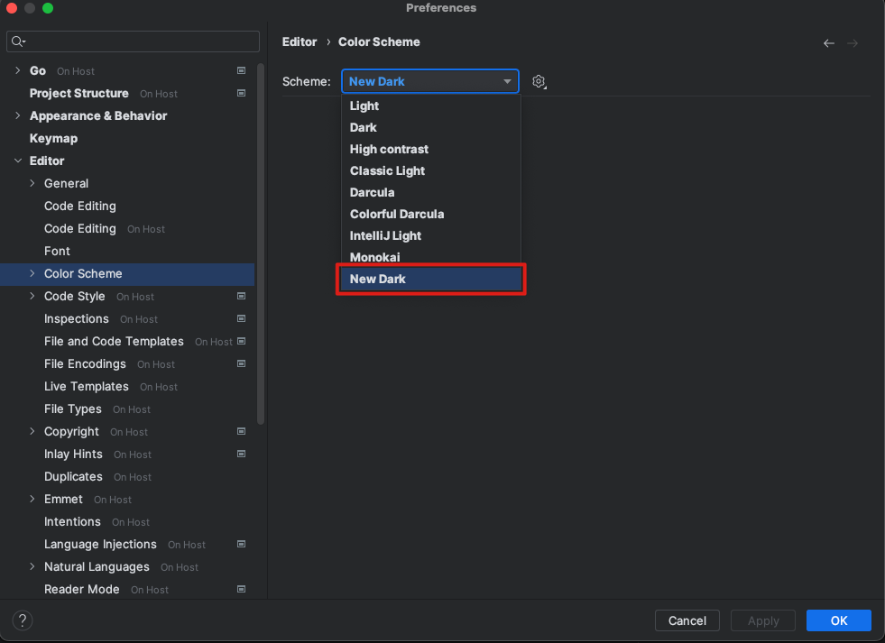New Color Scheme for Editor · Issue #1 · Michaelzhouisnotwhite/Jetbrains-New-Dark-Theme · GitHub