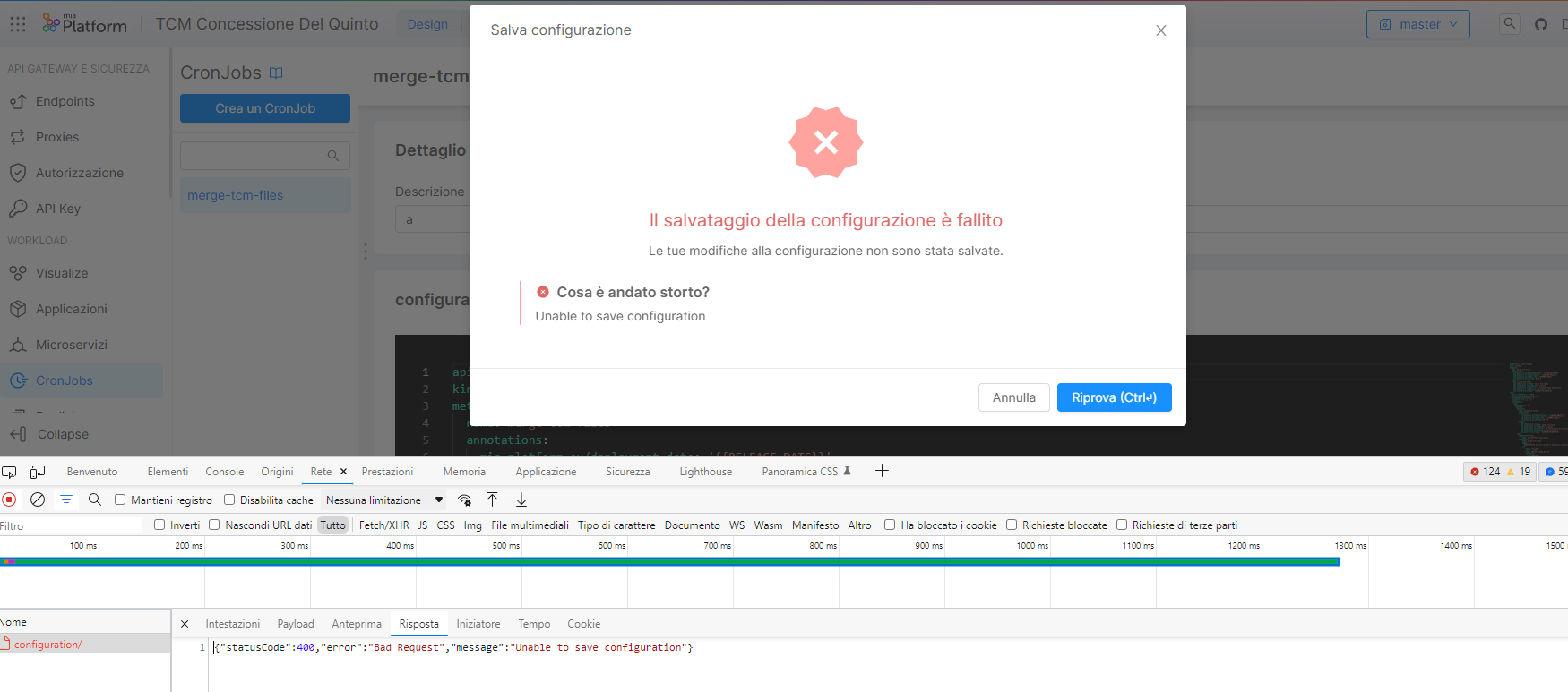 Cannot save in console · mia-platform community · Discussion #230 · GitHub