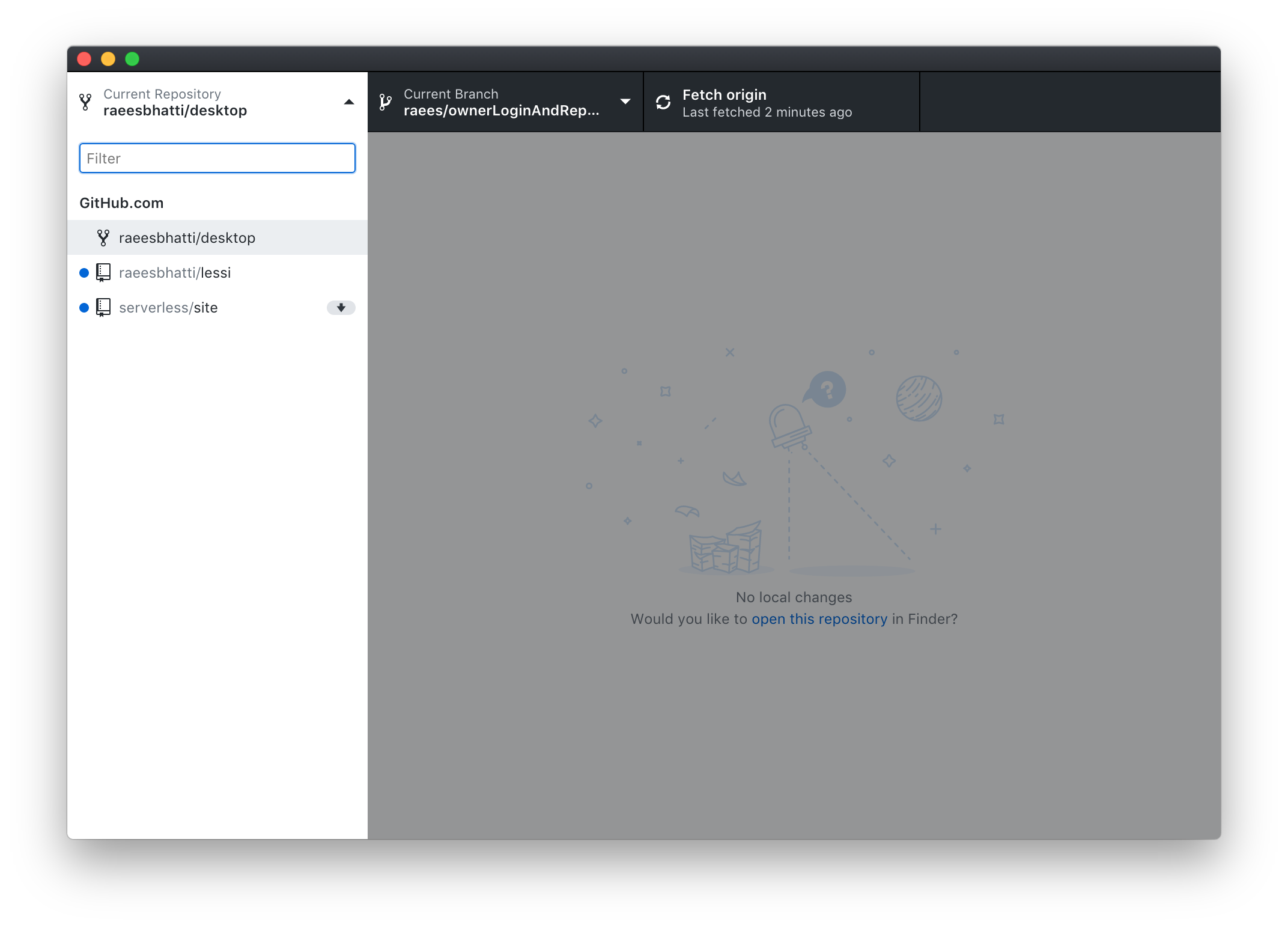 Allow repo list to be grouped by organization or provide option to show ...