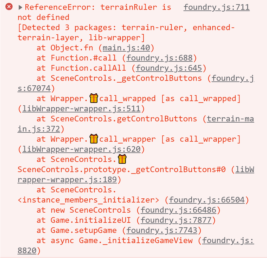 Fails under Foundry v10 · Issue #31 · manuelVo/foundryvtt-terrain-ruler · GitHub