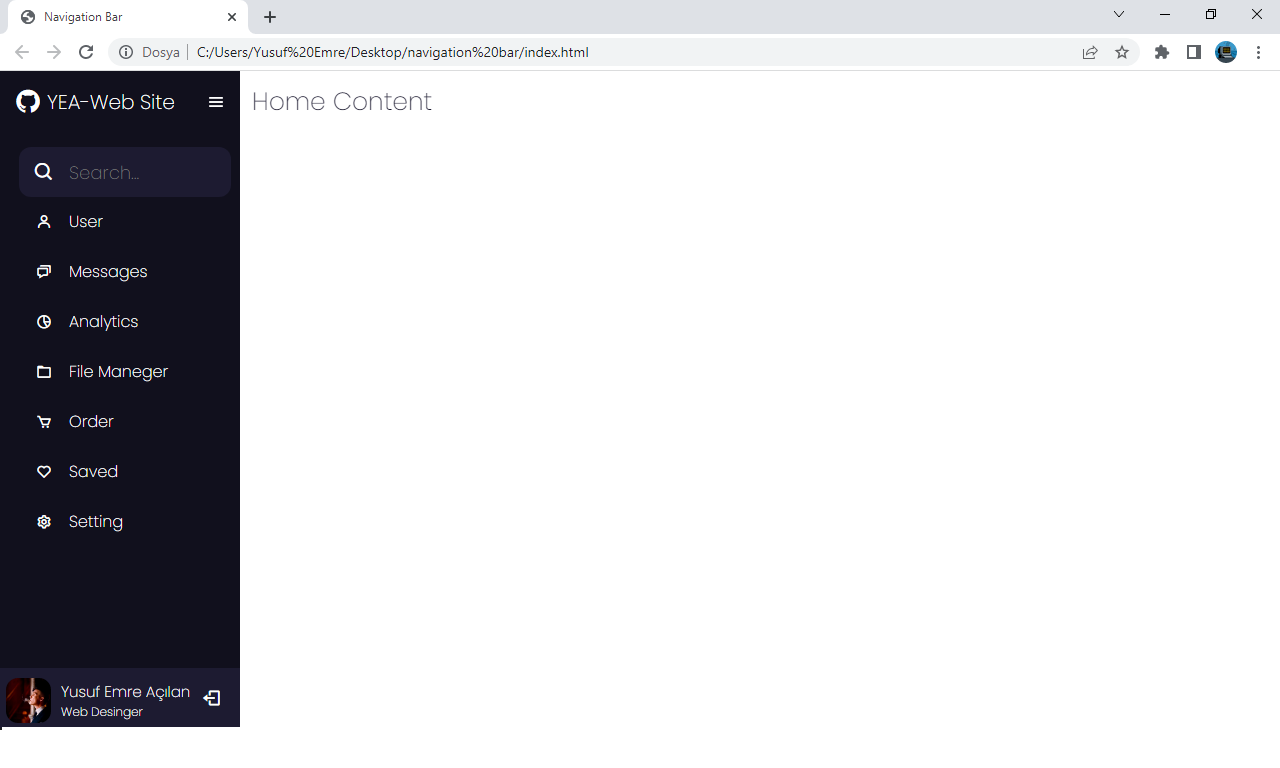 GitHub - yusufemreACILAN/magic-navigation-bar