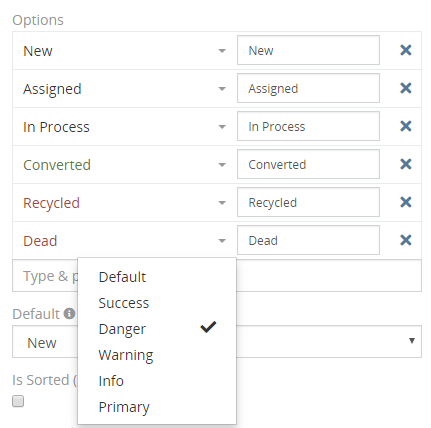 Enum field: Ability to specify color style for options · Issue #1132 · espocrm/espocrm · GitHub
