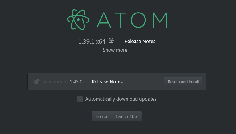 Atom updating itself even with automatic updates disabled · Issue ...