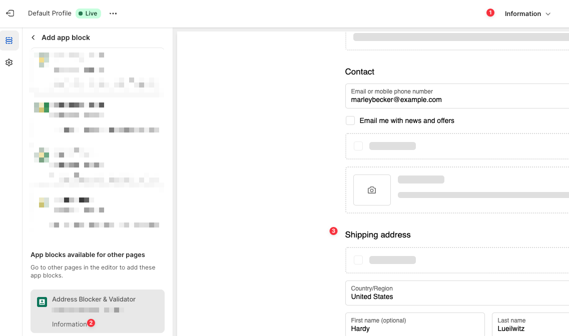 Extensions Cannot Be Placed In The Shipping Address Section Of Checkout · Issue 1171 · Shopify