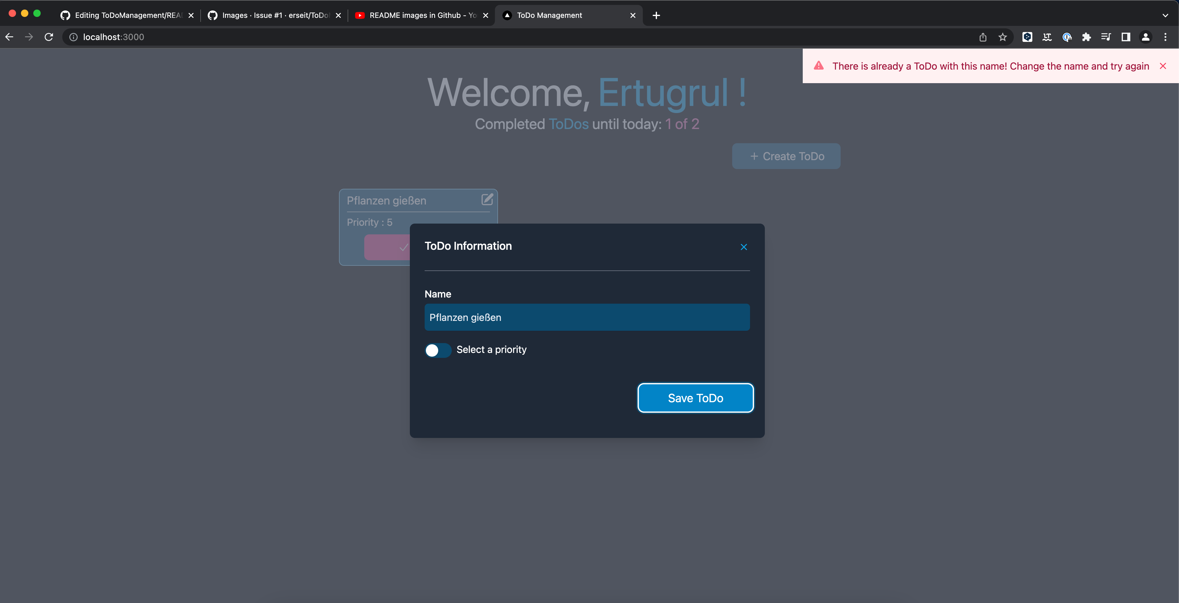 GitHub - erseit/ToDoManagement: A simple ToDo Management System for CRUD Operations