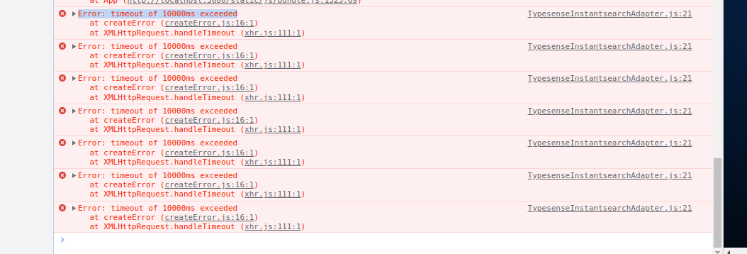 Not able to alter connectionTimeoutSeconds · Issue #750 · typesense/typesense · GitHub