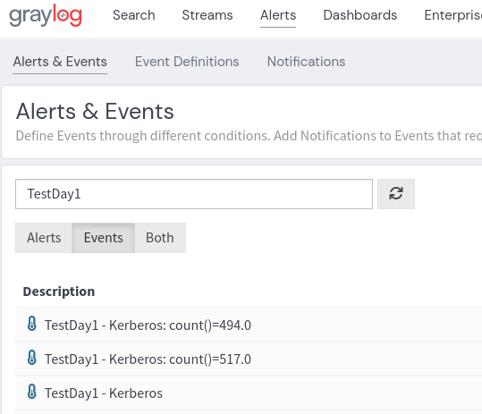 Search in "Alerts & Events" behaves differently than in other tabs · Issue #15260 · Graylog2 ...