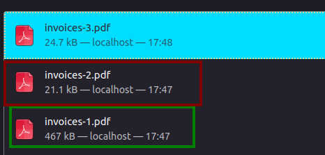 Invoice file sizes differ drastically and inconsistent font embedded ...