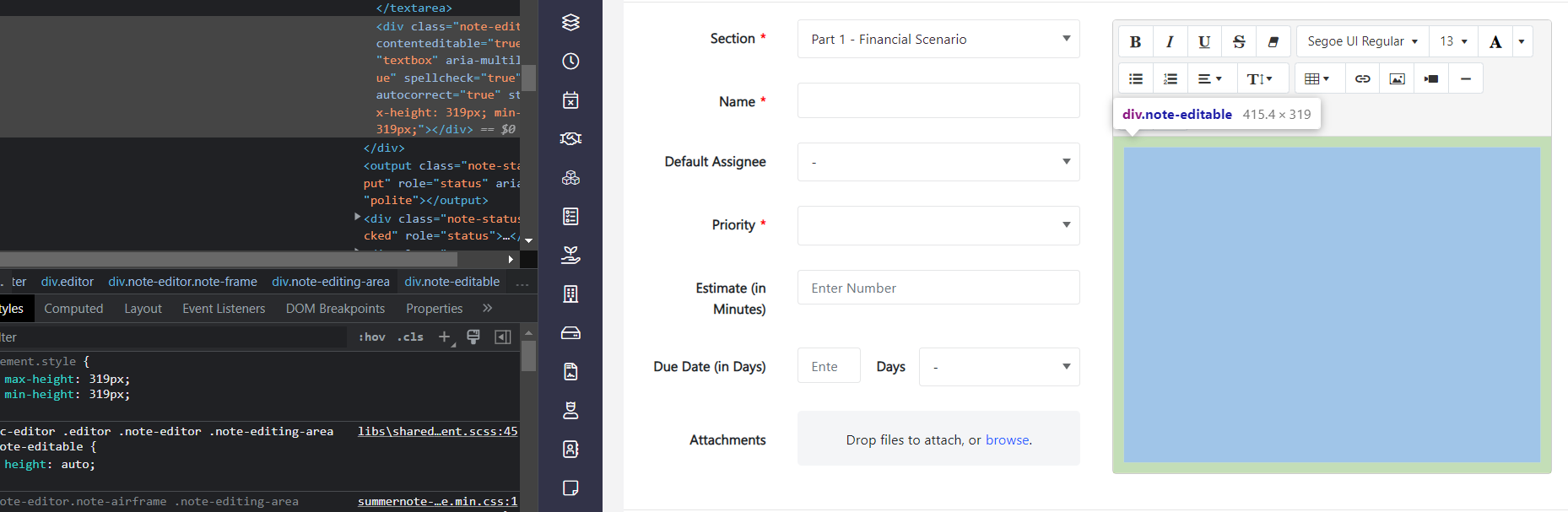 Issue in the text editor after clicking full screen option · Issue #2813 · summernote/summernote ...