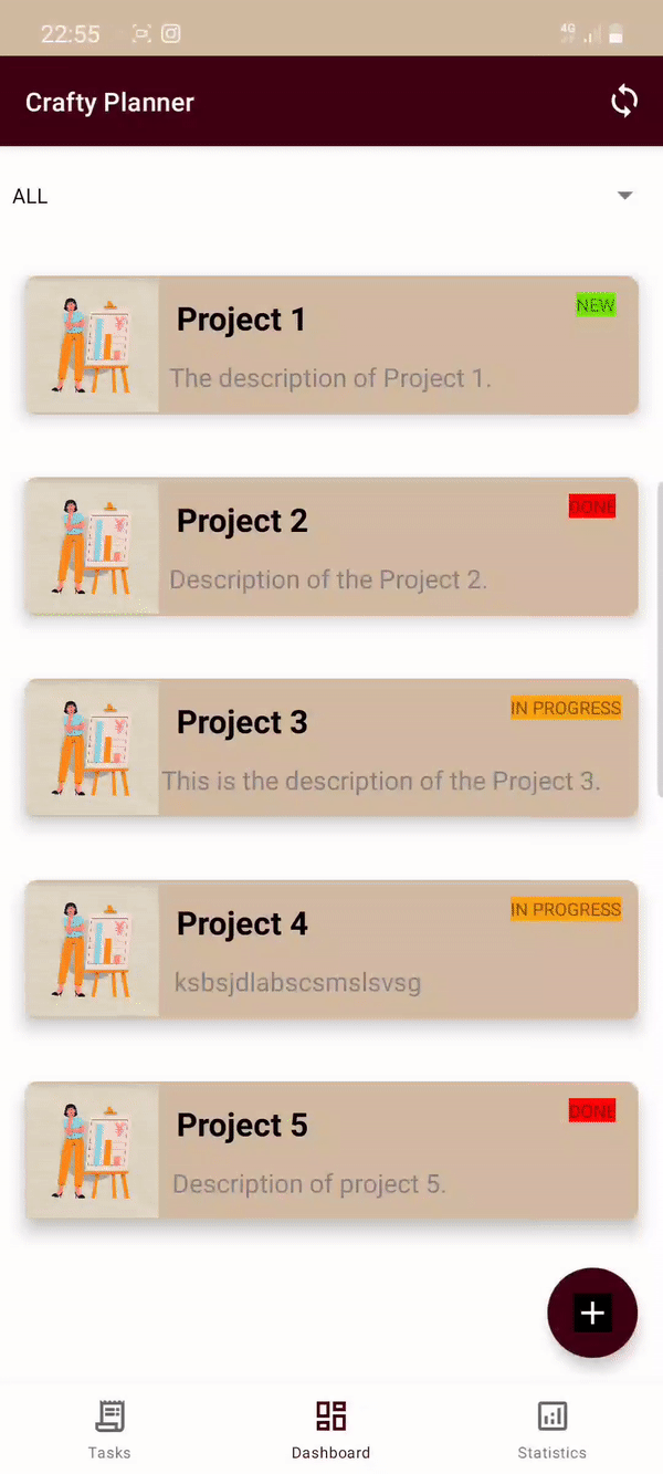 GitHub - AnaDanielaDragan/Crafty-Planner: Android mobile application for personal projects ...