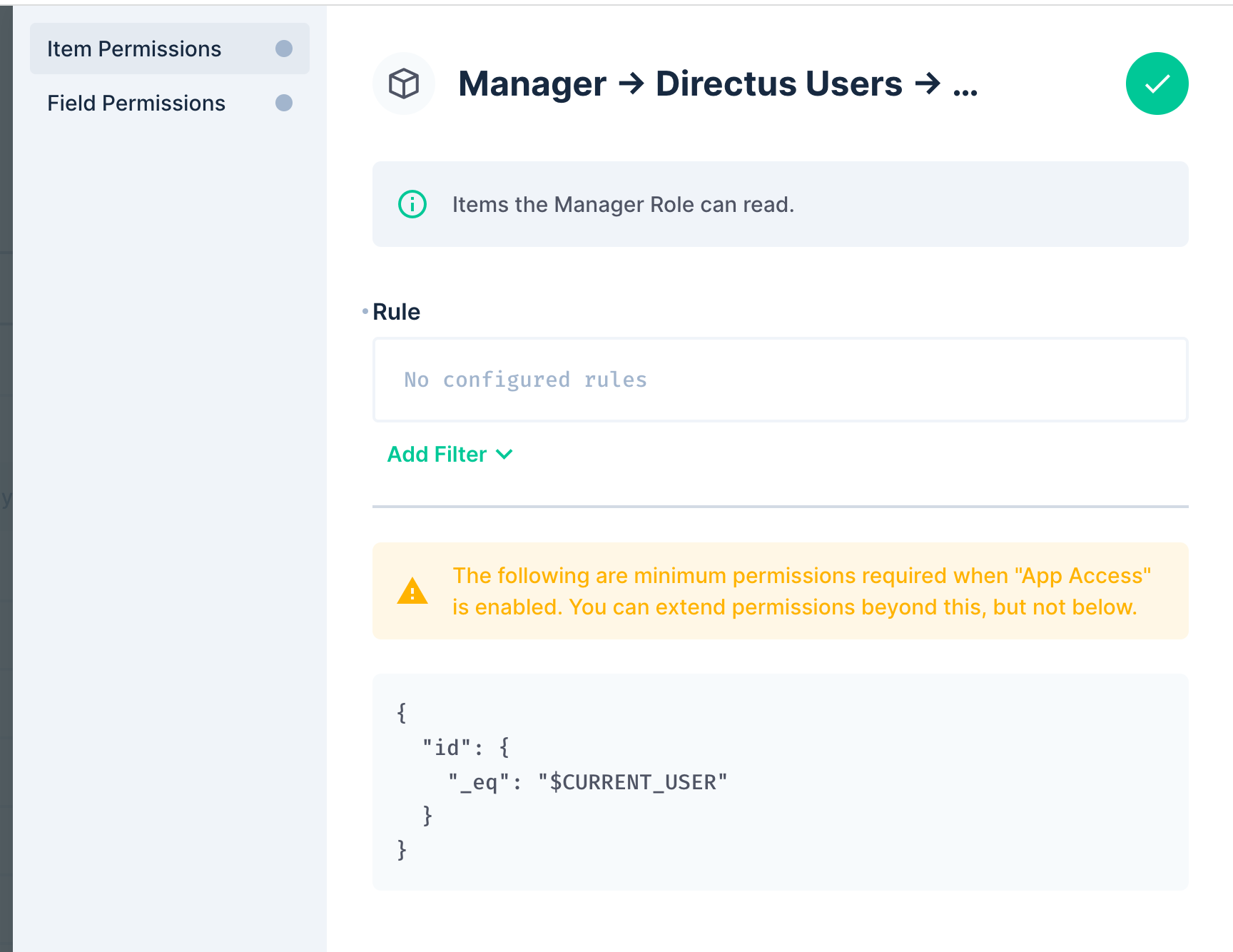 Directus Users does not respect role permissions · Issue #11916 · directus/directus · GitHub