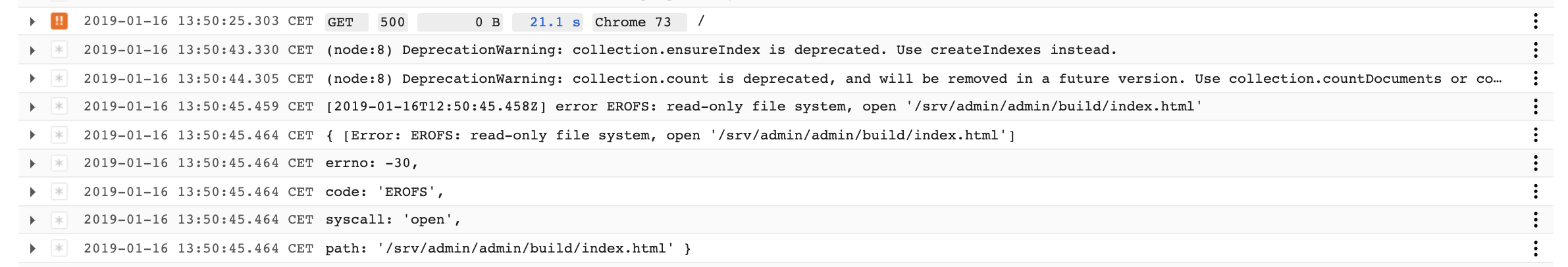 Error when deploy to Google App Engine · Issue #2146 · strapi/strapi · GitHub