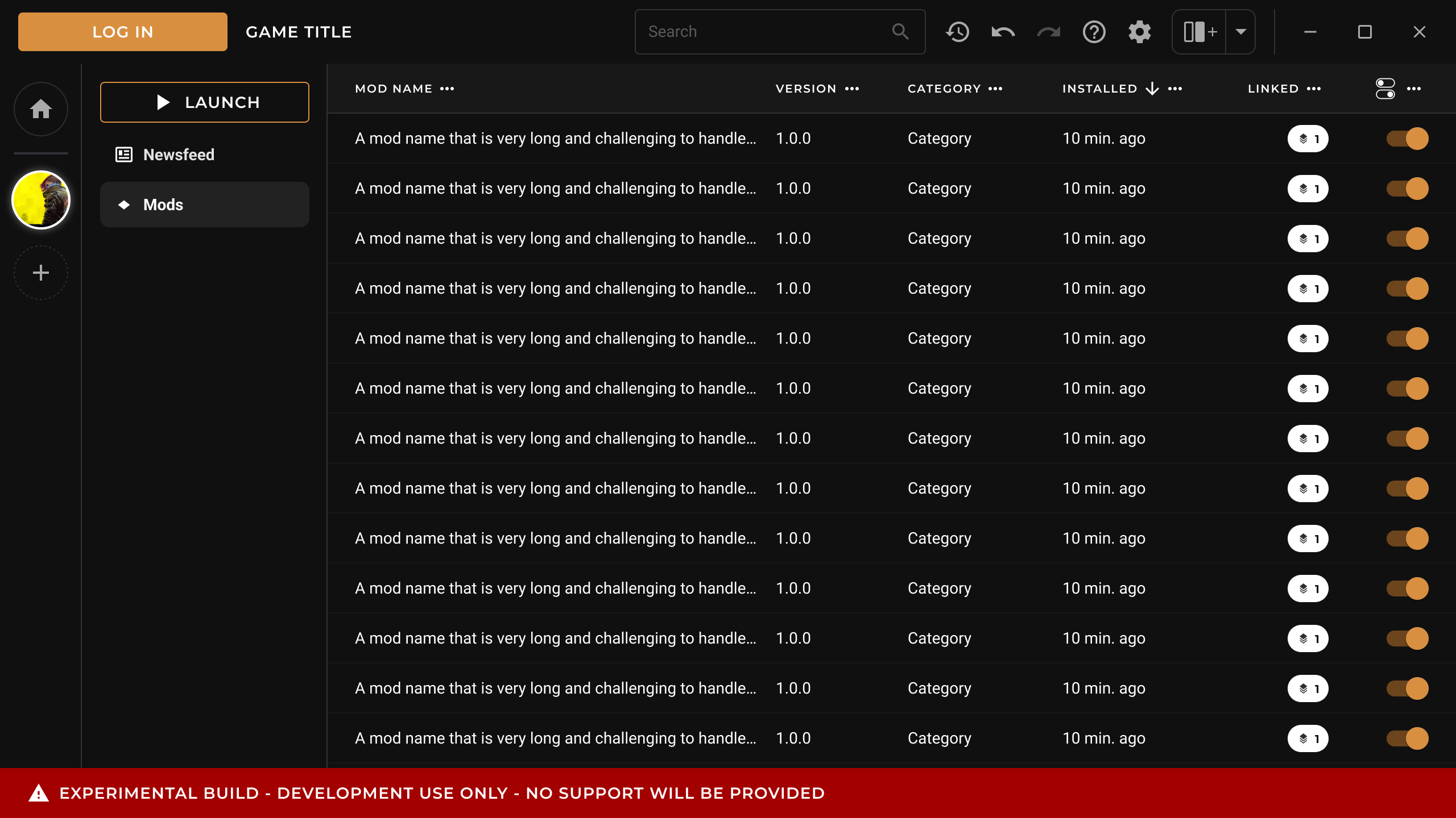 Display pre-alpha build banner · Issue #567 · Nexus-Mods/NexusMods.App · GitHub