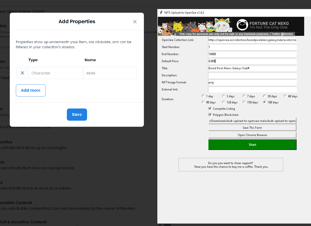 Not adding Properties, then Program stops running · Issue #107 · infotrex/bulk-upload-to-opensea ...