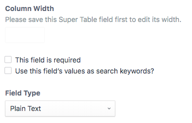 The "Use this field’s values as search keywords?" setting should be checked by default. · Issue ...