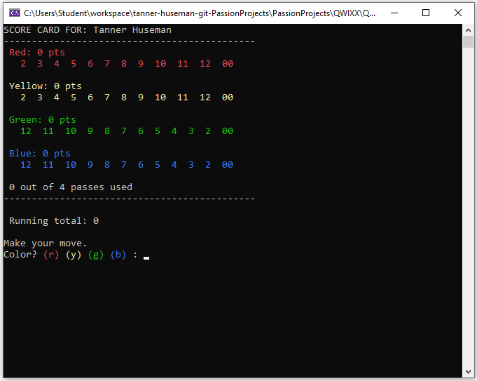 GitHub - Tanner-Huseman/PassionProjects
