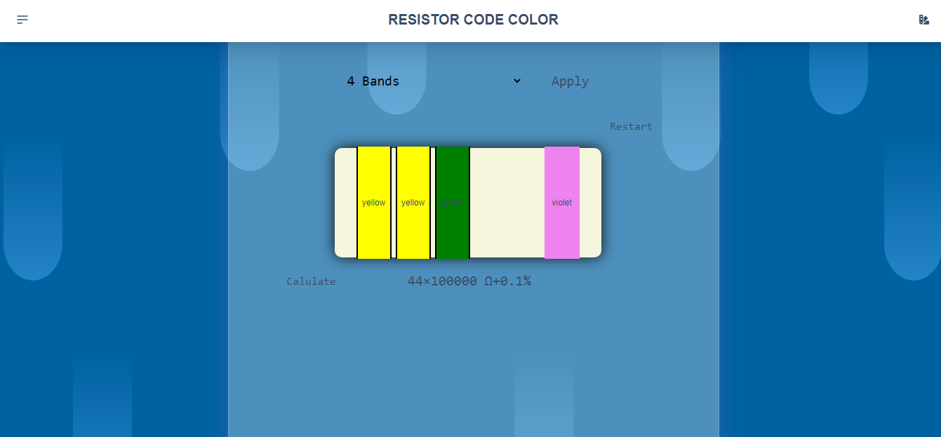 GitHub - GhostWr1t3r/Resistor: Code color resistor calcul