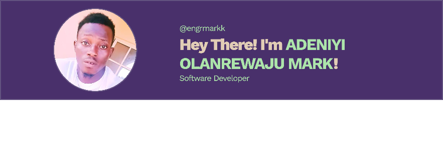 engrmarkk (ADENIYI OLANREWAJU MARK) · GitHub