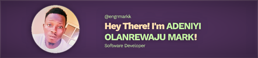 engrmarkk (ADENIYI OLANREWAJU MARK) · GitHub