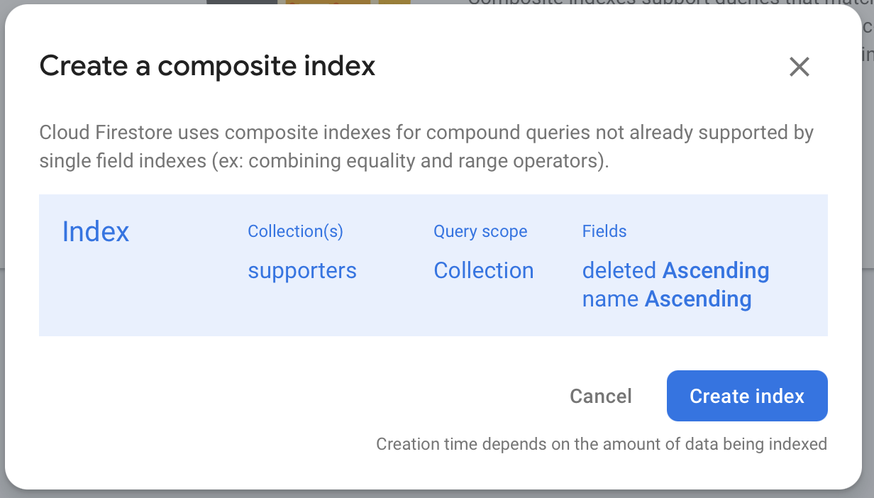 SoftDelete option corrupts the list query · Issue #203 · benwinding/react-admin-firebase · GitHub