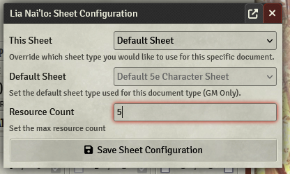 CompactBeyond5eSheet doesn't play nicely with 5eSheet-ResourcesPlus · Issue #82 · ElfFriend-DnD ...