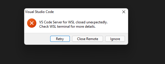 Opening VSCode in WSL getting error · Issue #144988 · microsoft/vscode ...